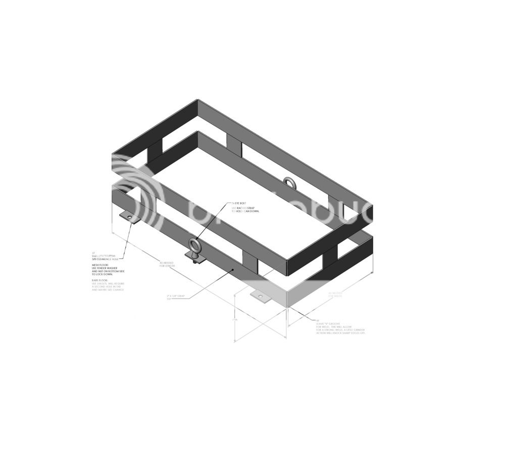 Diy horizontal fuel can holder | Jeep Enthusiast Forums